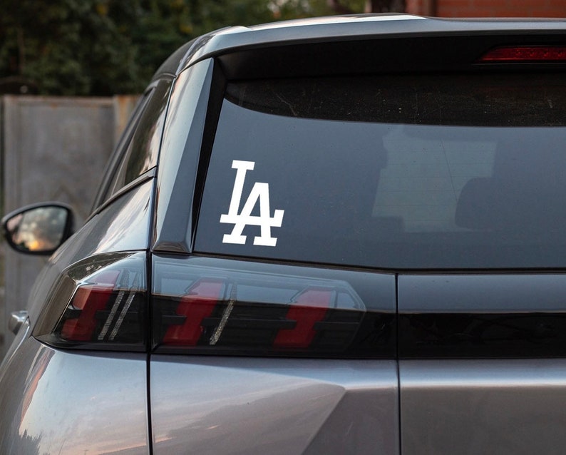 Los Angeles Dodgers LA Logo Window Decal. Pick Your Size. - Etsy