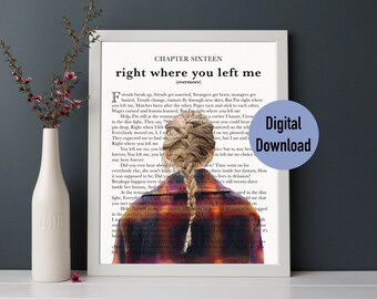 Right Where You Left Me Poster - Etsy