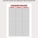 Password Tracker 5 Color Ways Printable PDF, Password Log, Security ...
