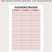 Password Tracker 5 Color Ways Printable PDF, Password Log, Security ...