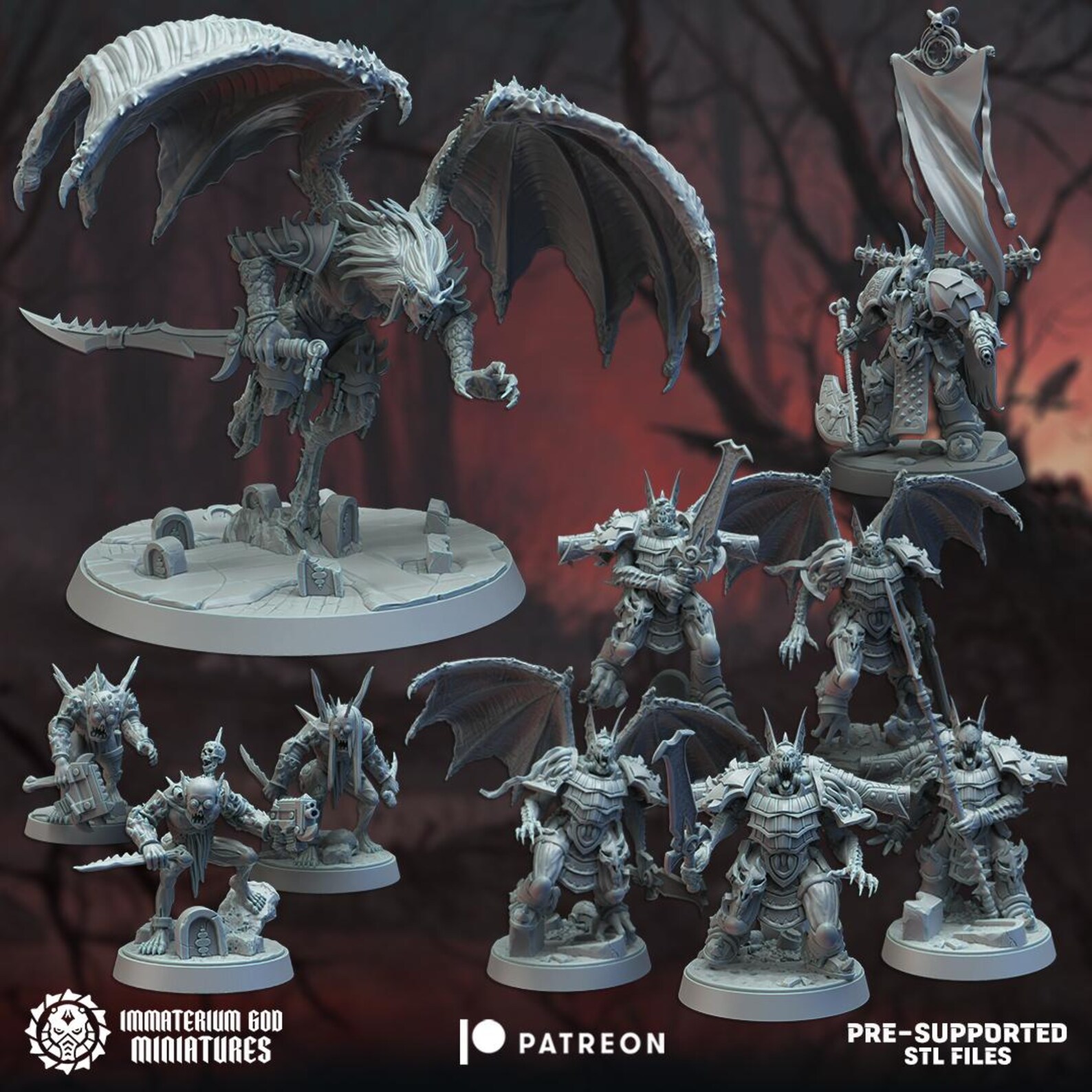 Lords of the Cursed Realm Vol. IV Complete Set - Immaterium God ...