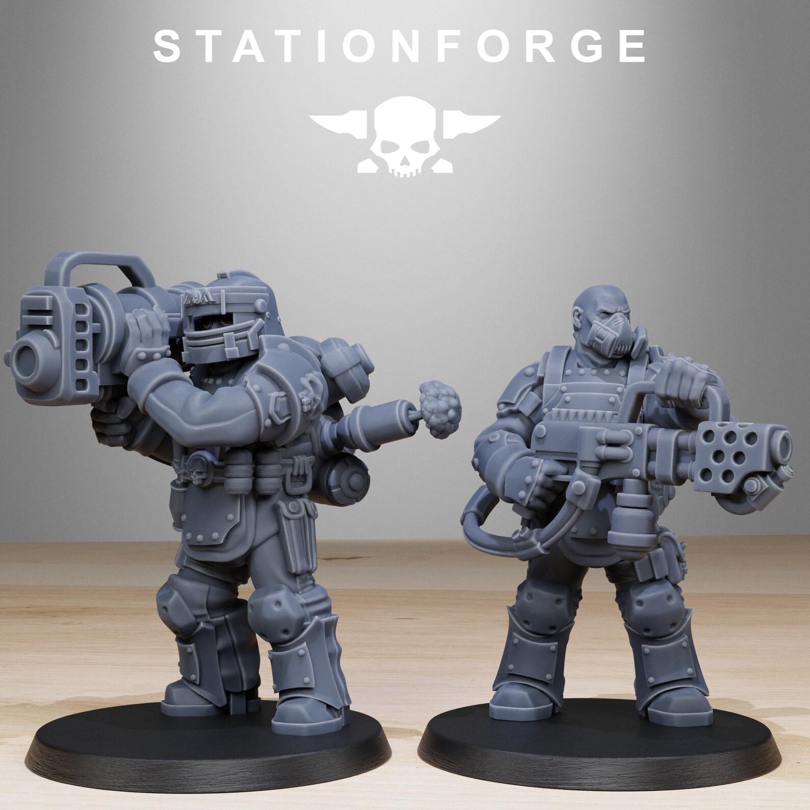 Grimguard Armored Squad Reborn - STATIONFORGE (miniature Tabletop ...