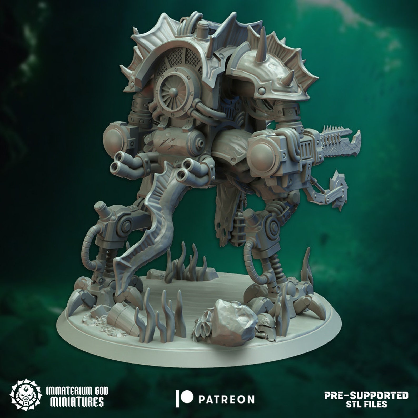Abyssal Hound #2 - Immaterium God Miniatures - Etsy