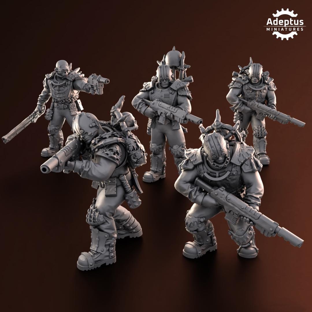 Renegades and Heretics - Adeptus Miniatures - Redmakers - Etsy