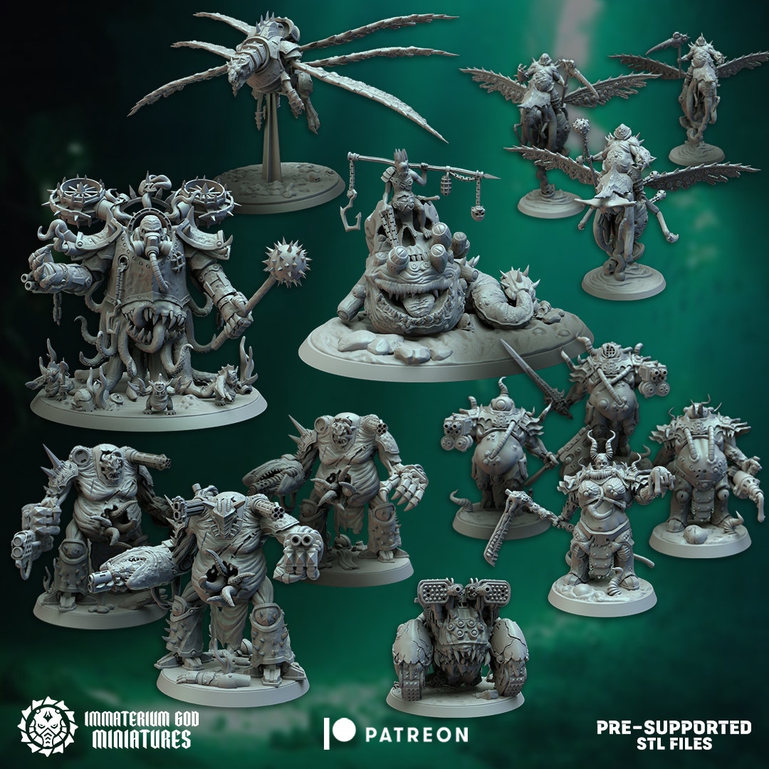 Echoes From the Abyss Vol. VI Complete Set - Immaterium God Miniature ...