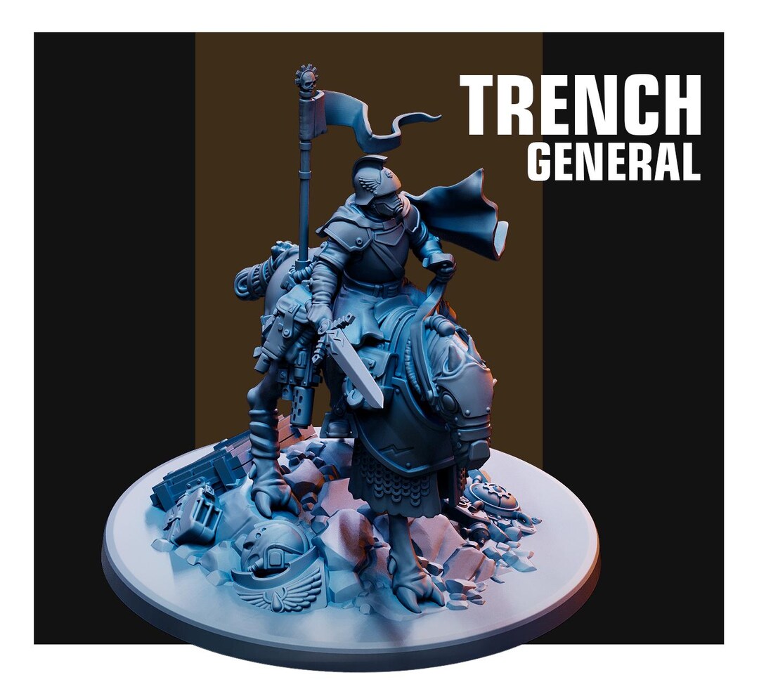 Trench General - Red Pilgrim Miniatures - Etsy