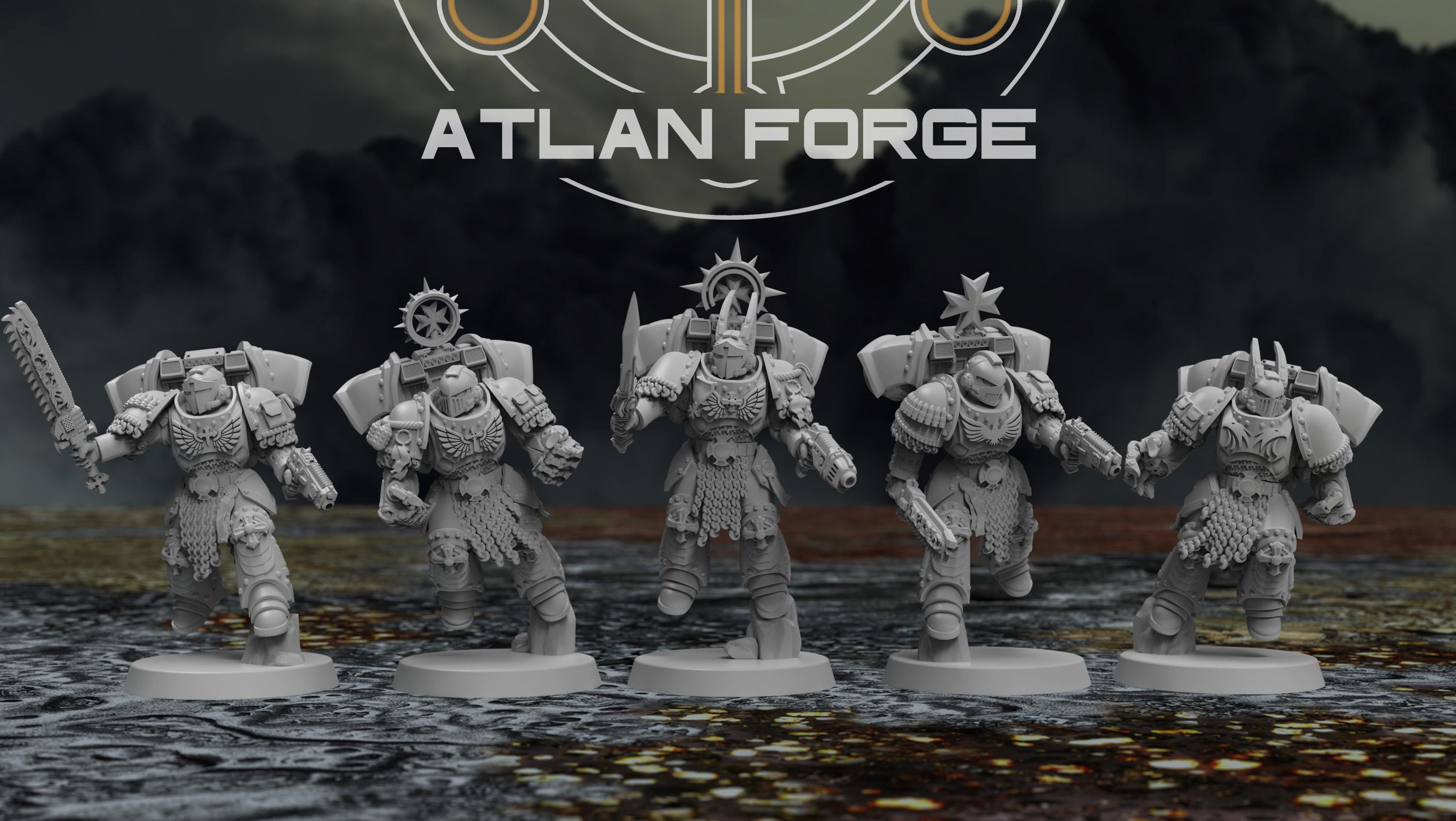 Templar Warhawks Atlan Forge miniature Tabletop Wargame Minis - Etsy