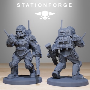 Grimguard Elites - STATIONFORGE (miniature Tabletop Wargame Minis) - Etsy