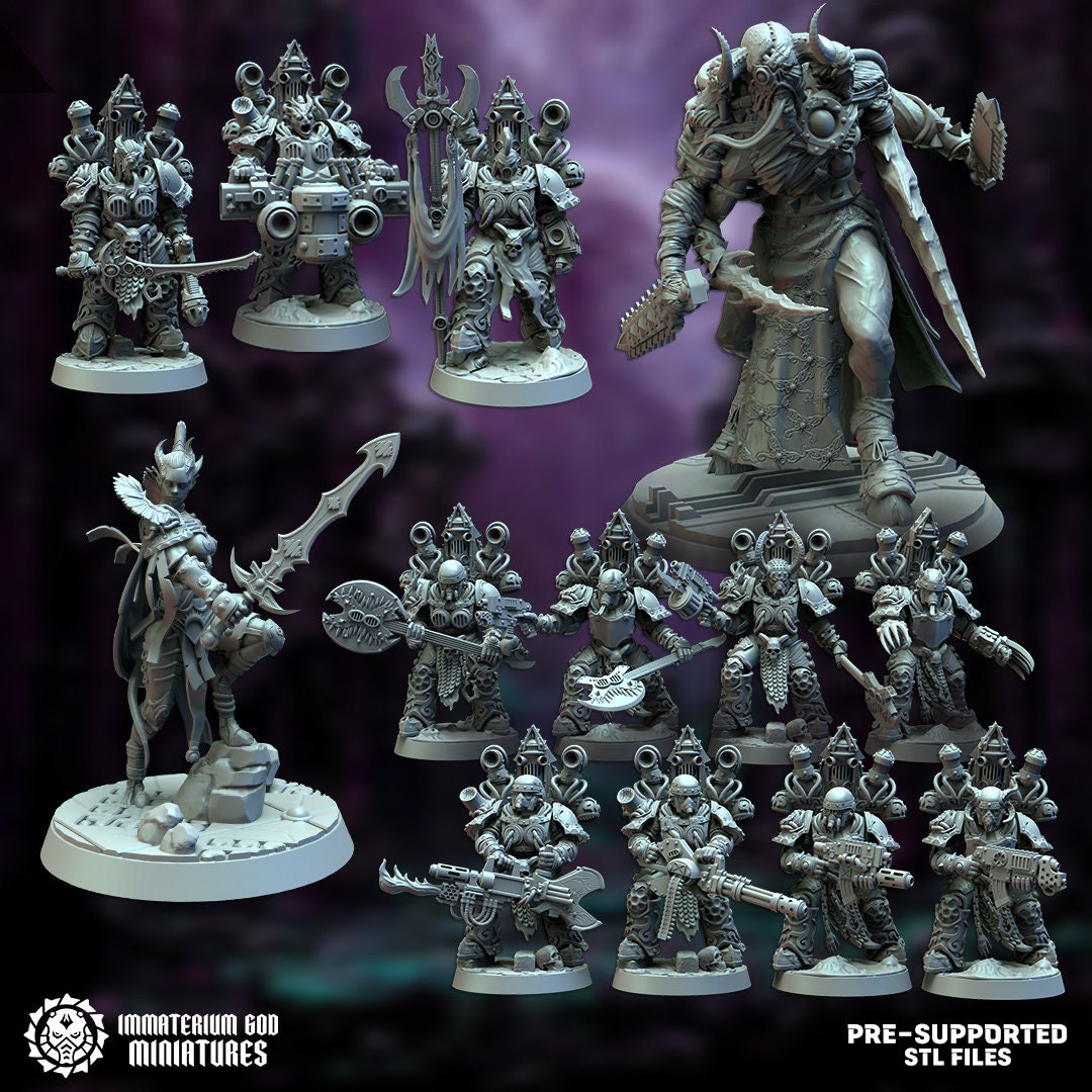 Citadel of Pain Vol. III Complete Set - Immaterium God Miniatures ...