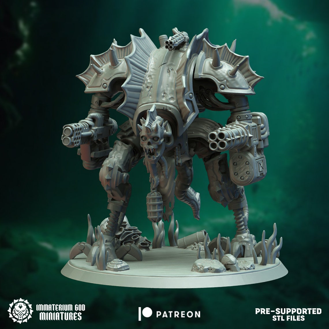 Abyssal Hound #1 - Immaterium God Miniatures - Etsy