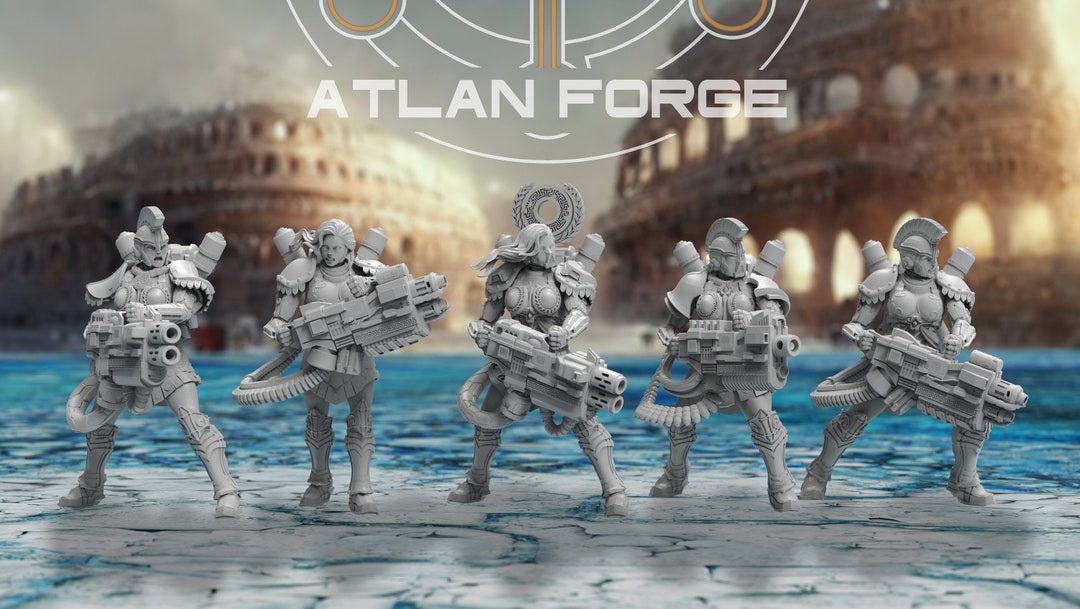 MINOAN HIEREIA - Atlan Forge (miniature Tabletop Wargame Minis ) - Etsy