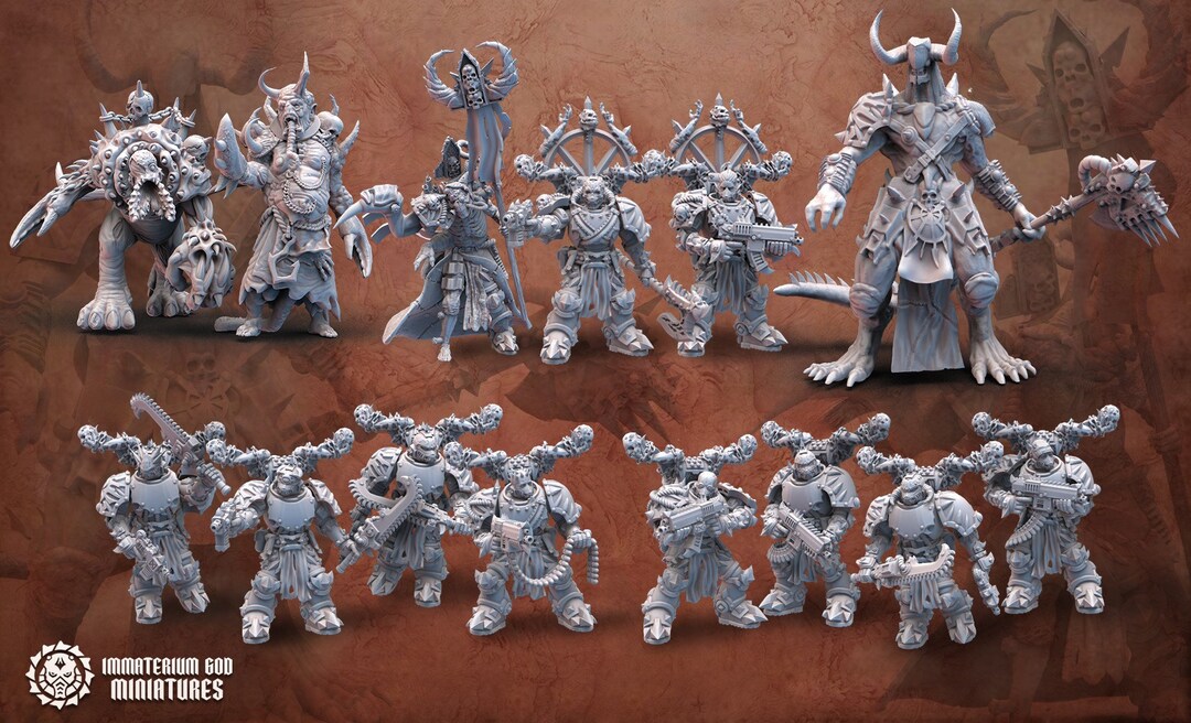 Desert Scavengers Vol. I Complete Set - Immaterium God Miniatures - Etsy