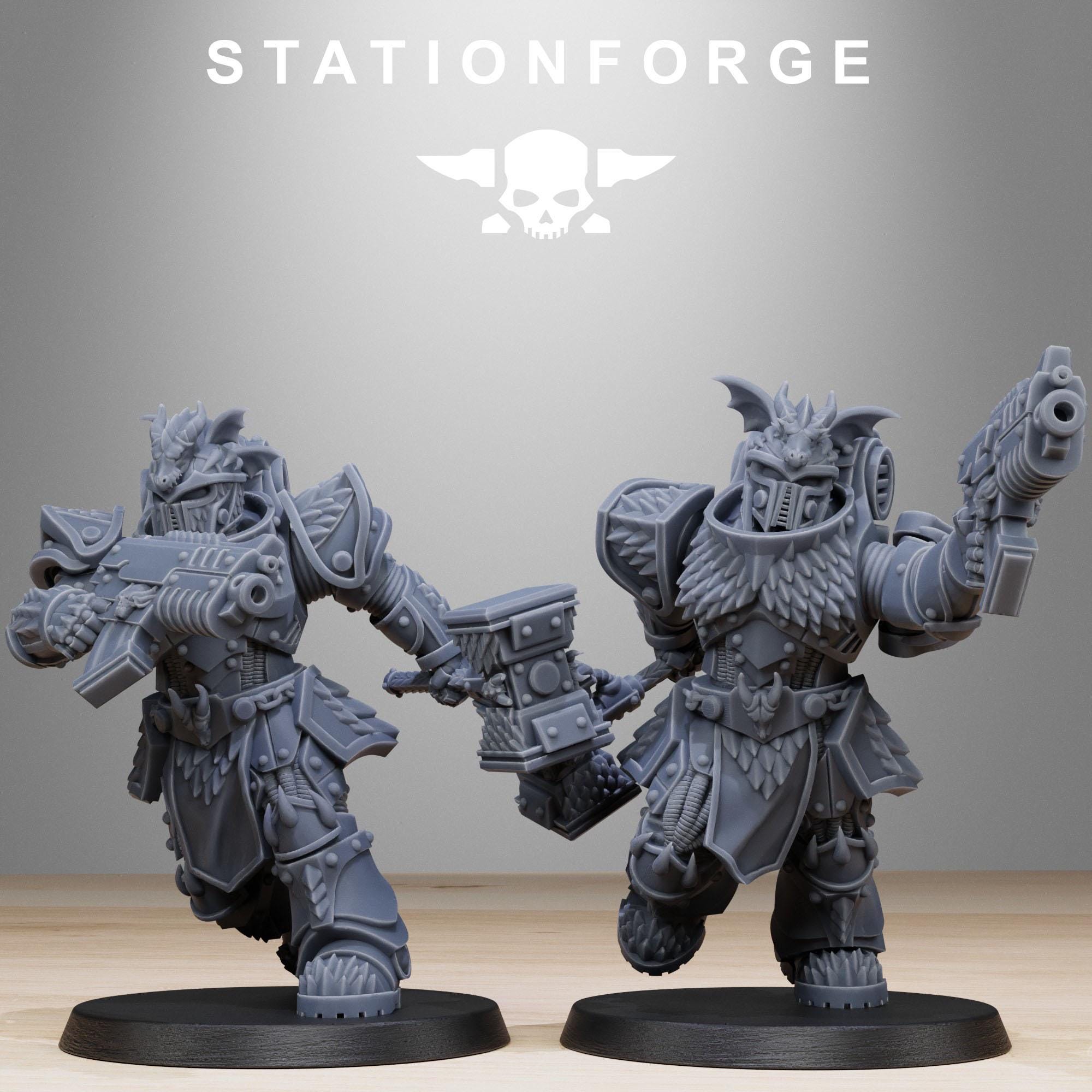 Socratis Dragon Knights - STATIONFORGE (miniature Tabletop Wargame ...