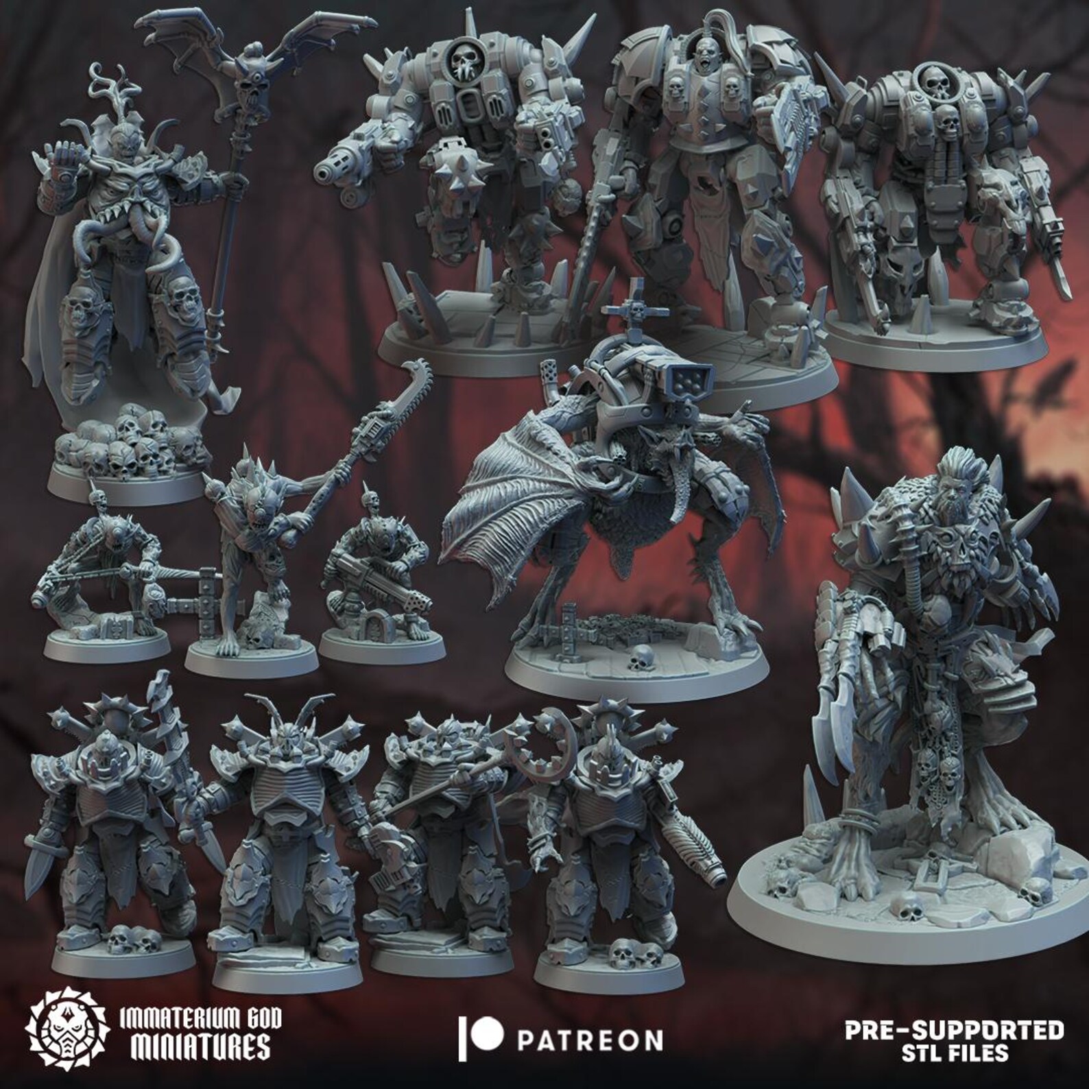 Lords of the Cursed Realm Vol. V Complete Set - IMMATERIUM GOD ...