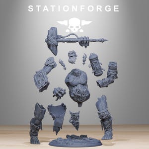 Corrupted Giant - Stationforge (miniature Tabletop Wargame Mini) - Etsy