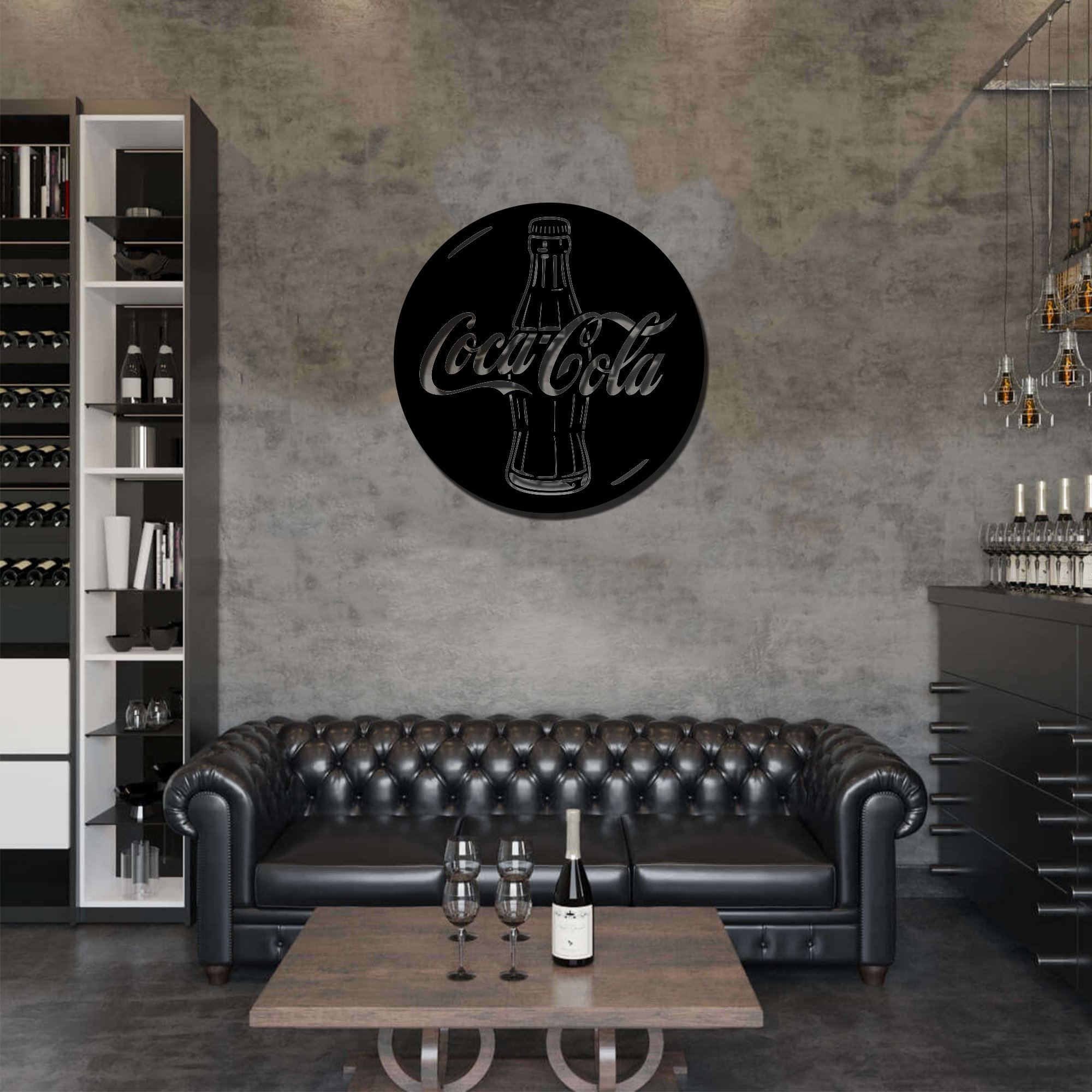 Retro Coke Wall Sign, Cut Ready File DXF, Svg, Png - Etsy