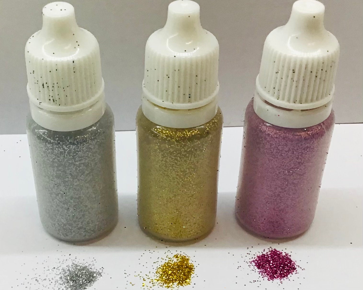 3 X 10ml GLITTER PUFFERS - Festival Face, Glitter Tattoos, Squeezable ...