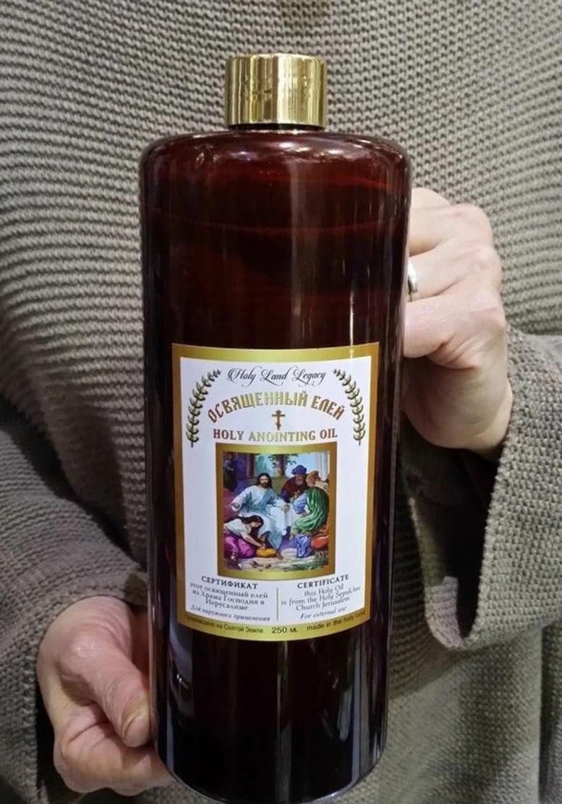 XXL Anointing Oil From Jerusalem Israel Frankincense,myrrh,spikenard ...