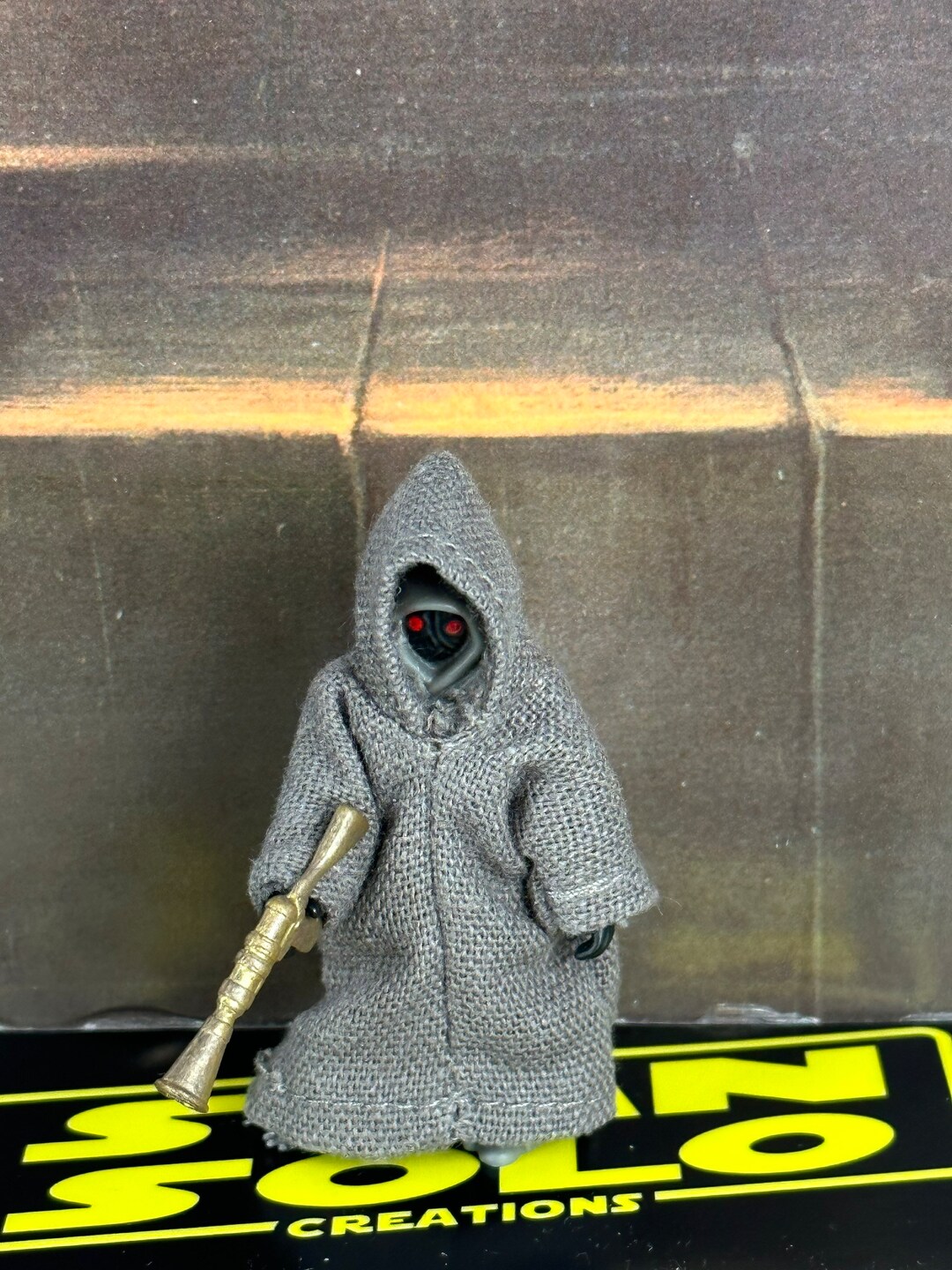 Stan Solo Custom Gray Cloth Cape Utini Action Figure With Custom ...