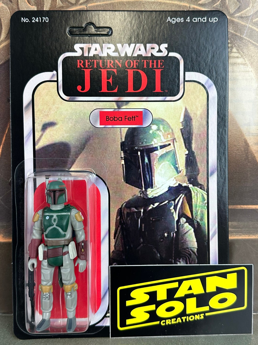 Stan Solo Custom ROTJ Fett Action Figure - Etsy