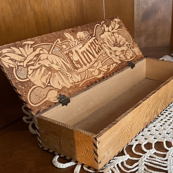 Pyrography Box - Etsy