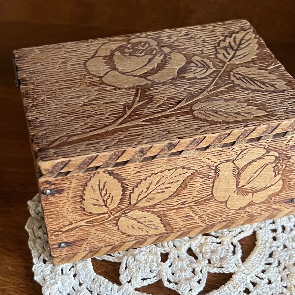 Pyrography Box - Etsy