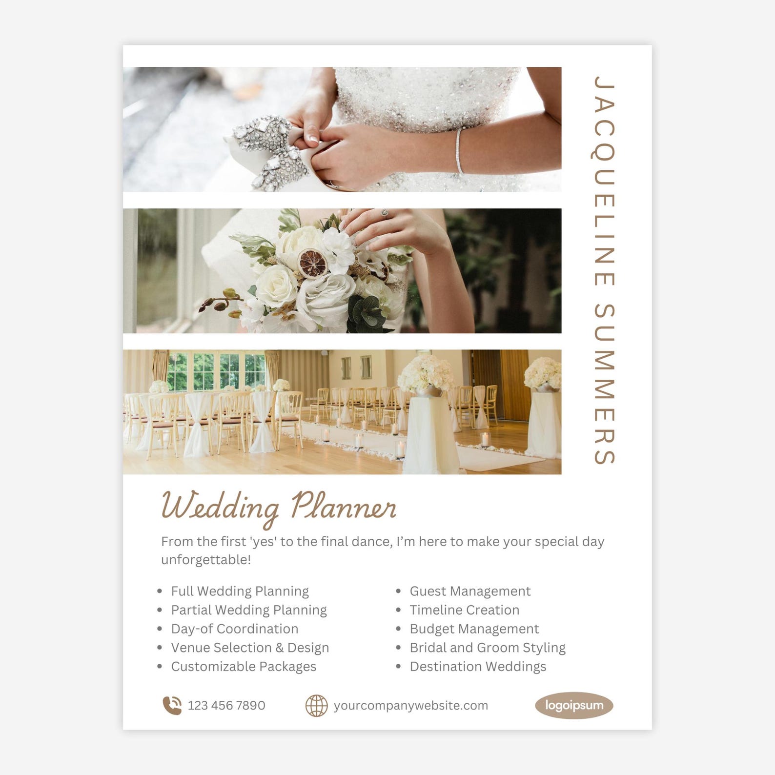 Wedding Planner Flyer, Wedding Organizer Flyer, Event Planner Flyer ...