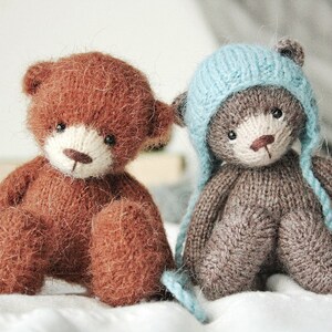 Knitting Bear Pattern PDF. Amigurumi Tutorial. - Etsy