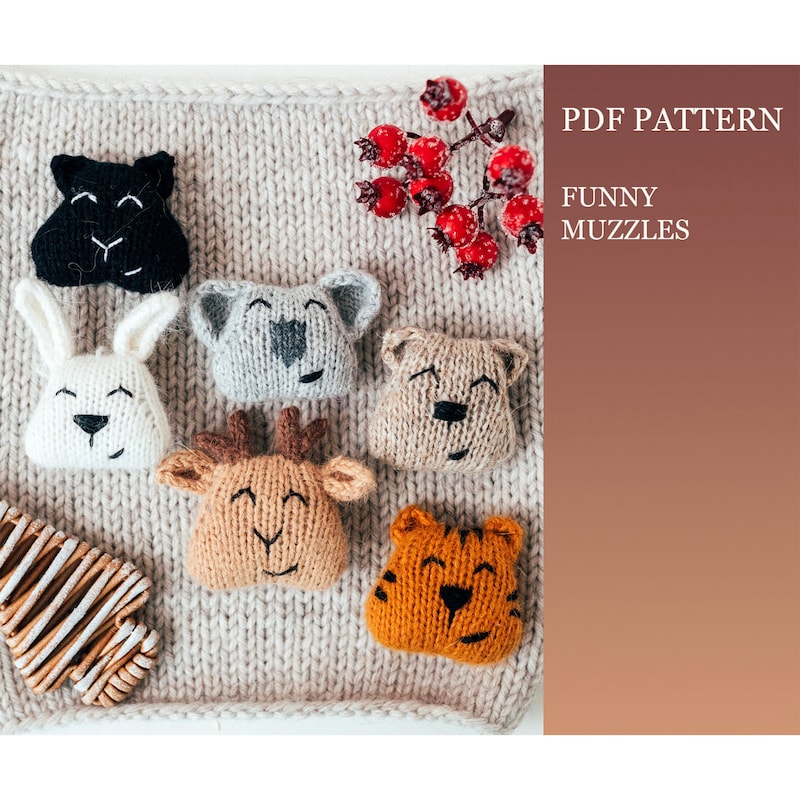 Knitted Toy Brooch - Etsy