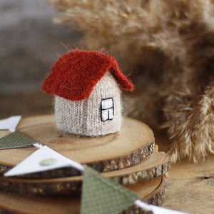 Small Knitted House. Knitting Home Decor Pattern. - Etsy
