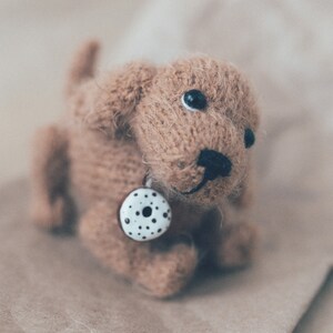 Cocker Spaniel Puppy Knitting Pattern. Little Knitted Realistic Dog ...