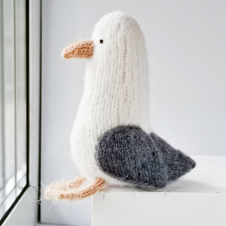 Seagull Knitting Pattern. English and Russian. - Etsy