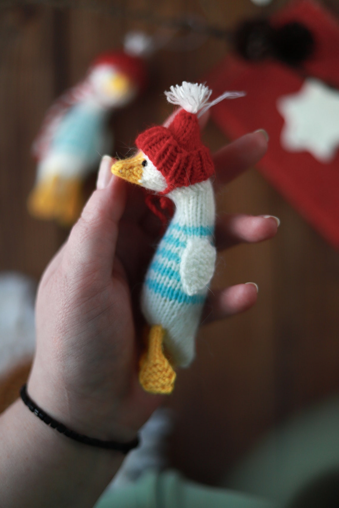 Detailed Pattern in English. How to Knit a Cute Goose. Knitting Pattern ...
