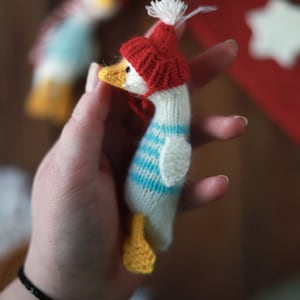 Detailed Pattern in English. How to Knit a Cute Goose. Knitting Pattern ...