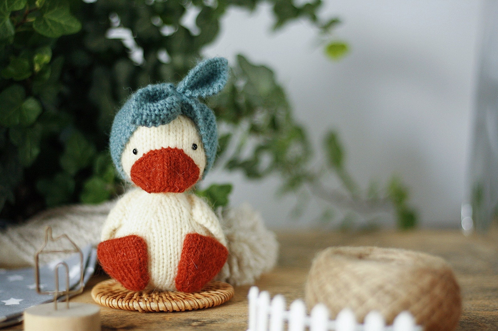 Knitted Goose Pattern PDF. DIY Amigurumi Toy Duck. - Etsy