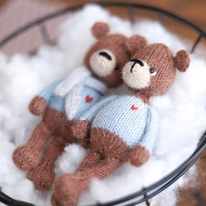 Knitting Teddy Bear Pattern. Tutorial Knitting Toys - Etsy