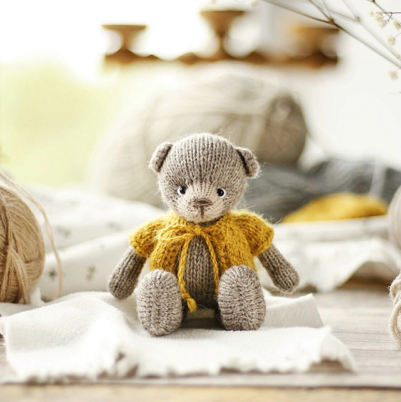 Knitting Bear Pattern PDF. Amigurumi Tutorial. - Etsy