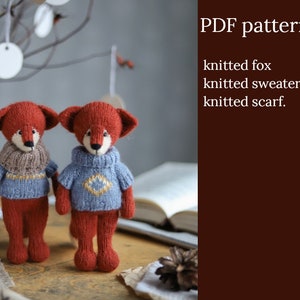 Knitted Fox рattern. Amigurumi Tutorial. Knitting Toys - Etsy