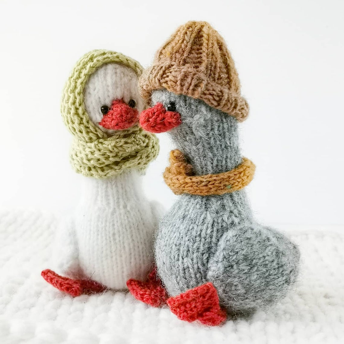 Cute Duckling Knitting Pattern. English and Russian PDF. - Etsy