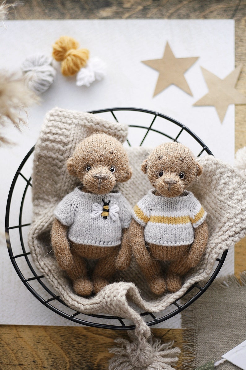 Knitting Bear Pattern. Amigurumi Tutorial. DIY Toys - Etsy