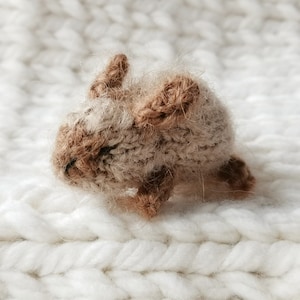 Mini Tiny Rabbit Knitting Pattern. Only English PDF. - Etsy