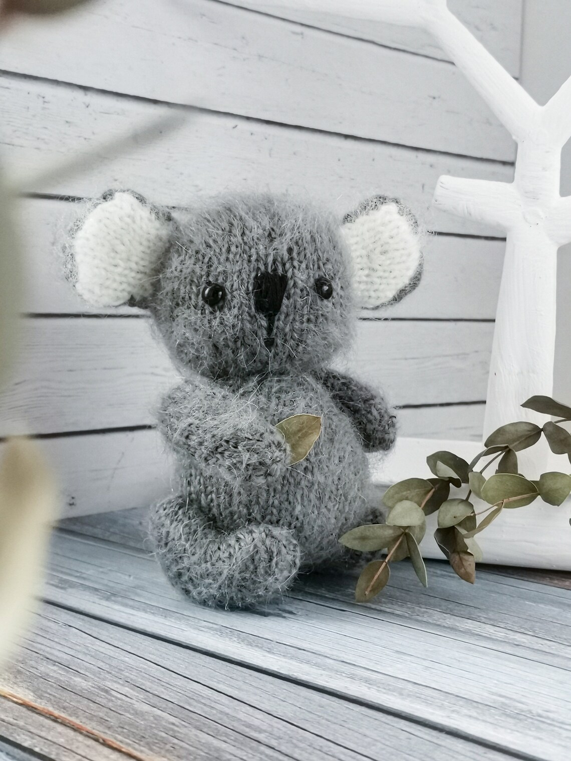 Baby Koala Knitting Pattern. English, German and Russian PDF. - Etsy ...