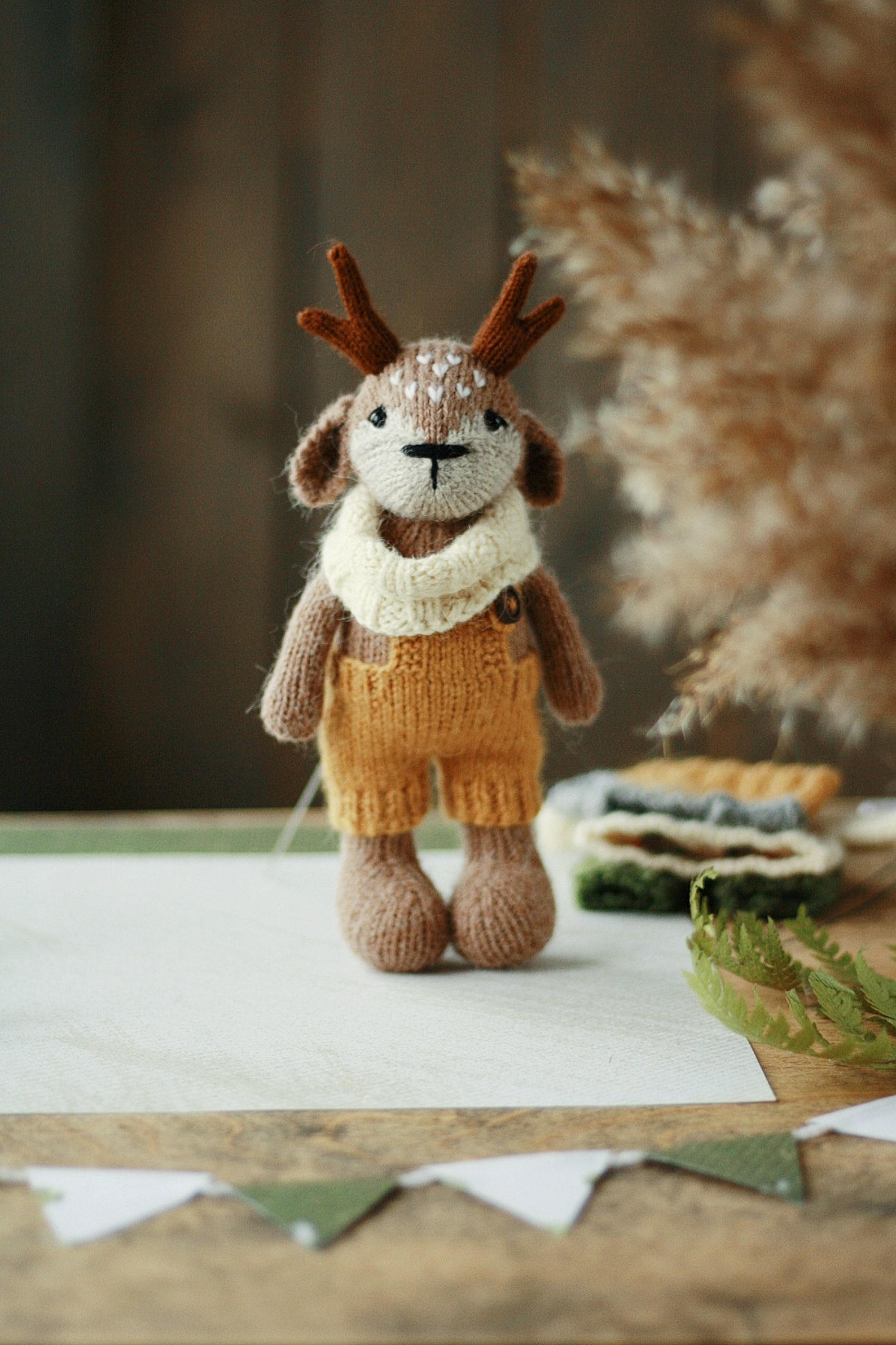 Knitting Deer Pattern. Tutorial Knitted Animals. Amigurumi - Etsy