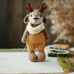Knitting Deer Pattern. Tutorial Knitted Animals. Amigurumi DIY. - Etsy