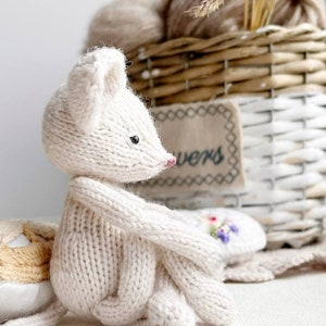 Pixie the Mouse Knitting Pattern. English and Russian PDF. - Etsy