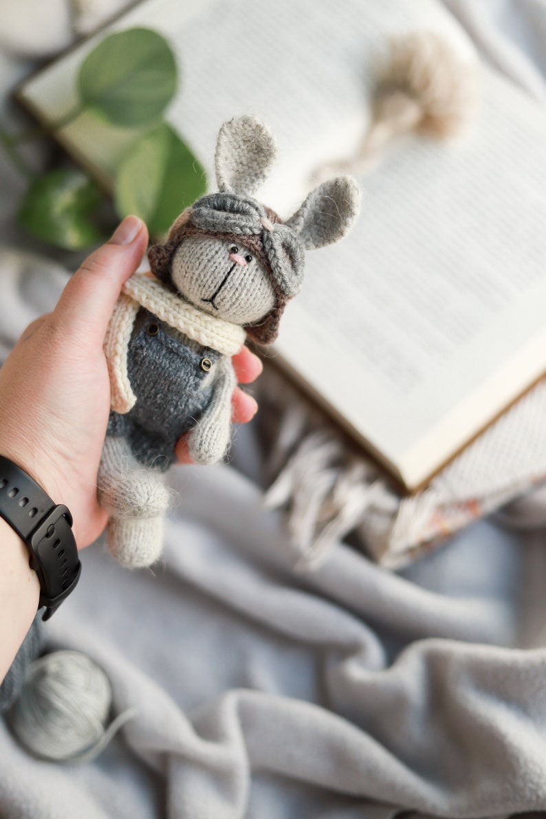 Knitted Rabbit Aviator Pattern. Amigurumu Bunny Tutorial. - Etsy
