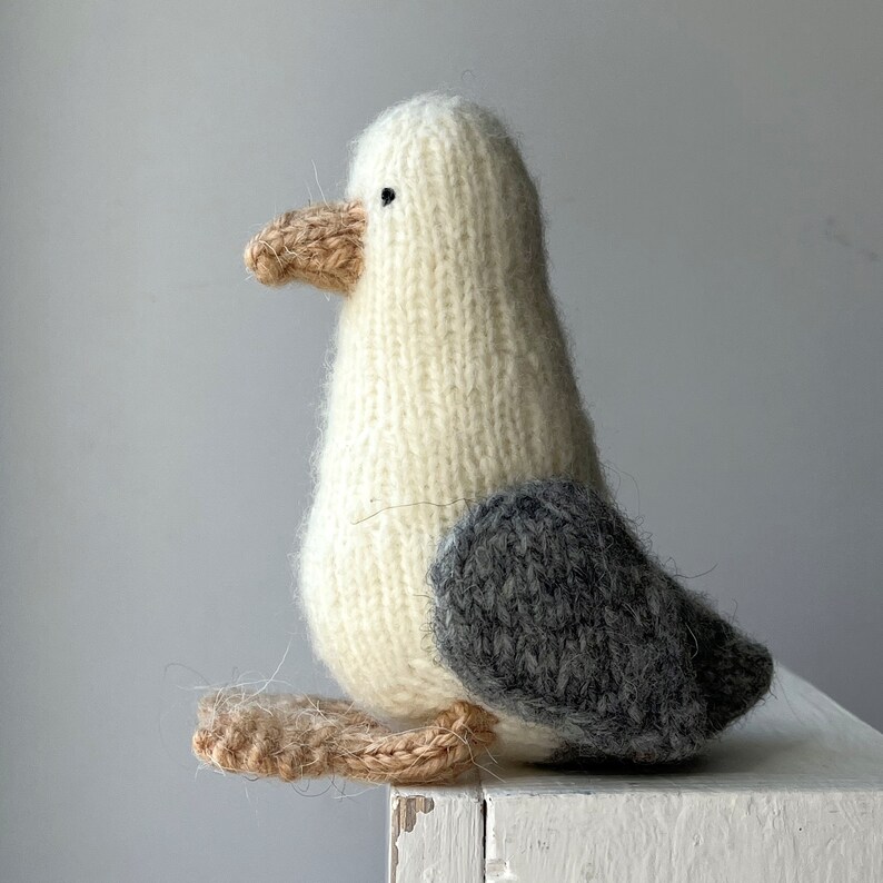 Seagull Knitting Pattern. English and Russian. - Etsy