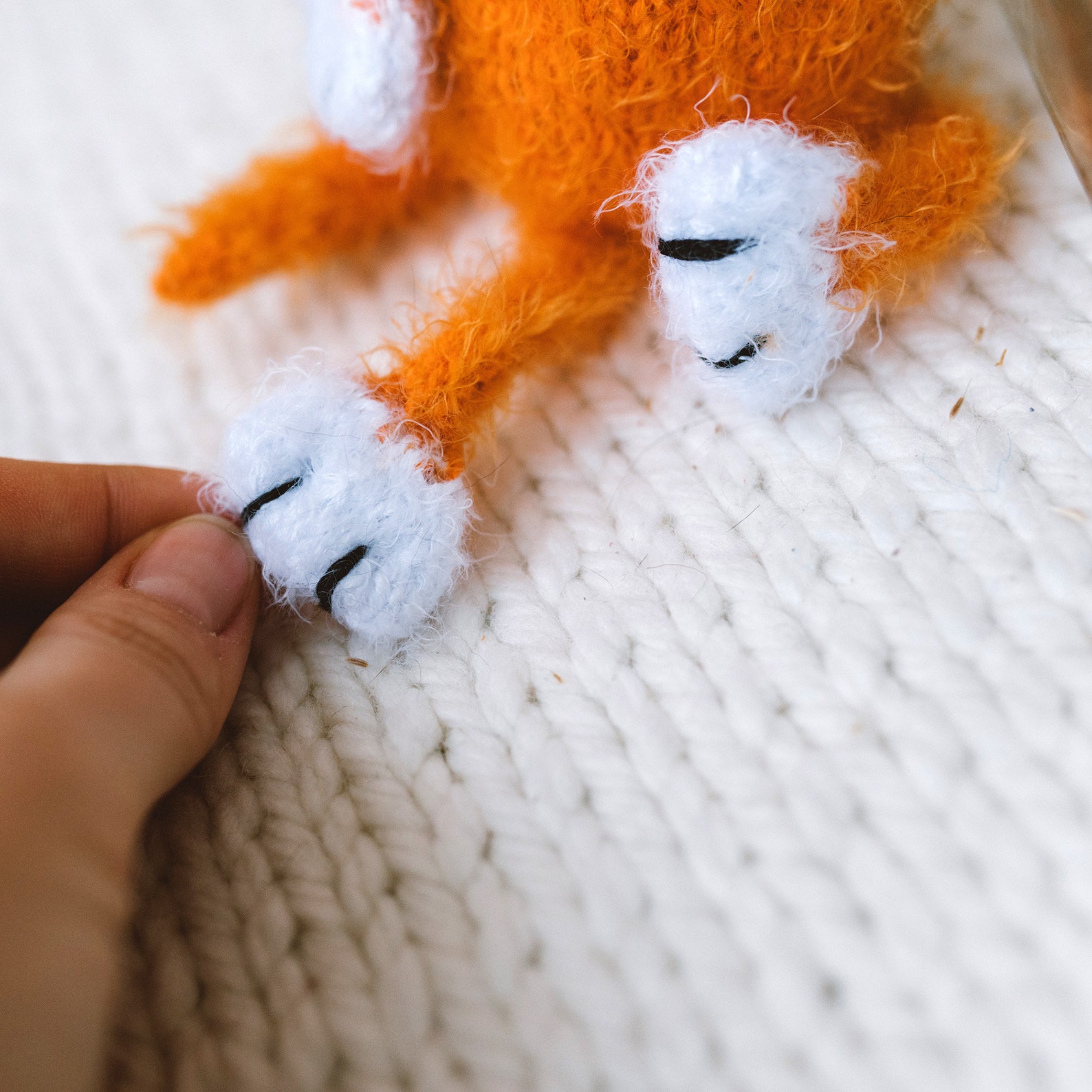 Funny Tiger Knitting Pattern. Knitted Amigurumi Tiger Step by Step ...
