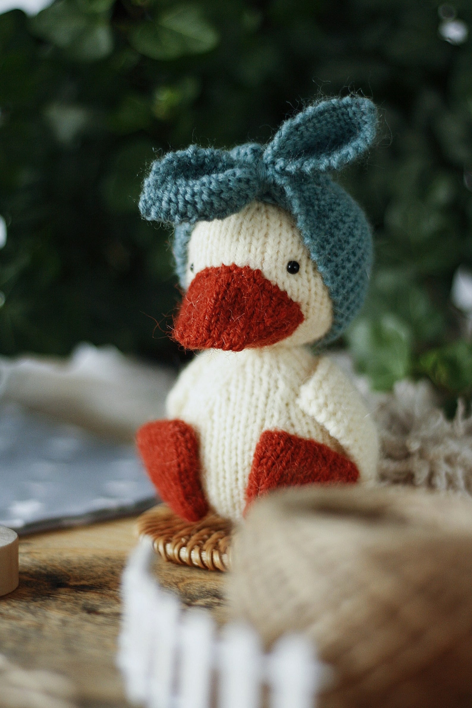 Knitted Goose Pattern PDF. DIY Amigurumi Toy Duck. - Etsy