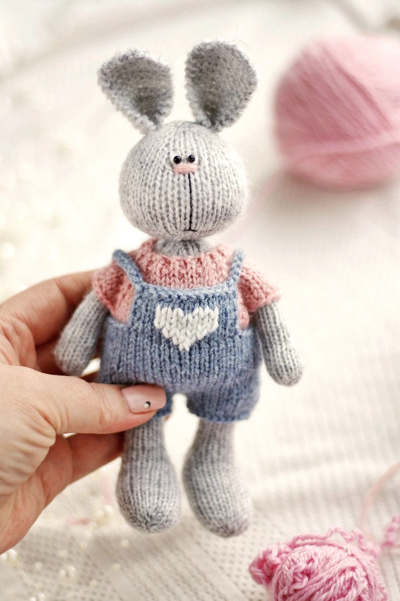 Knitting Bunny Pattern. DIY Bunny Toy. Amigurumi Tutorial. - Etsy